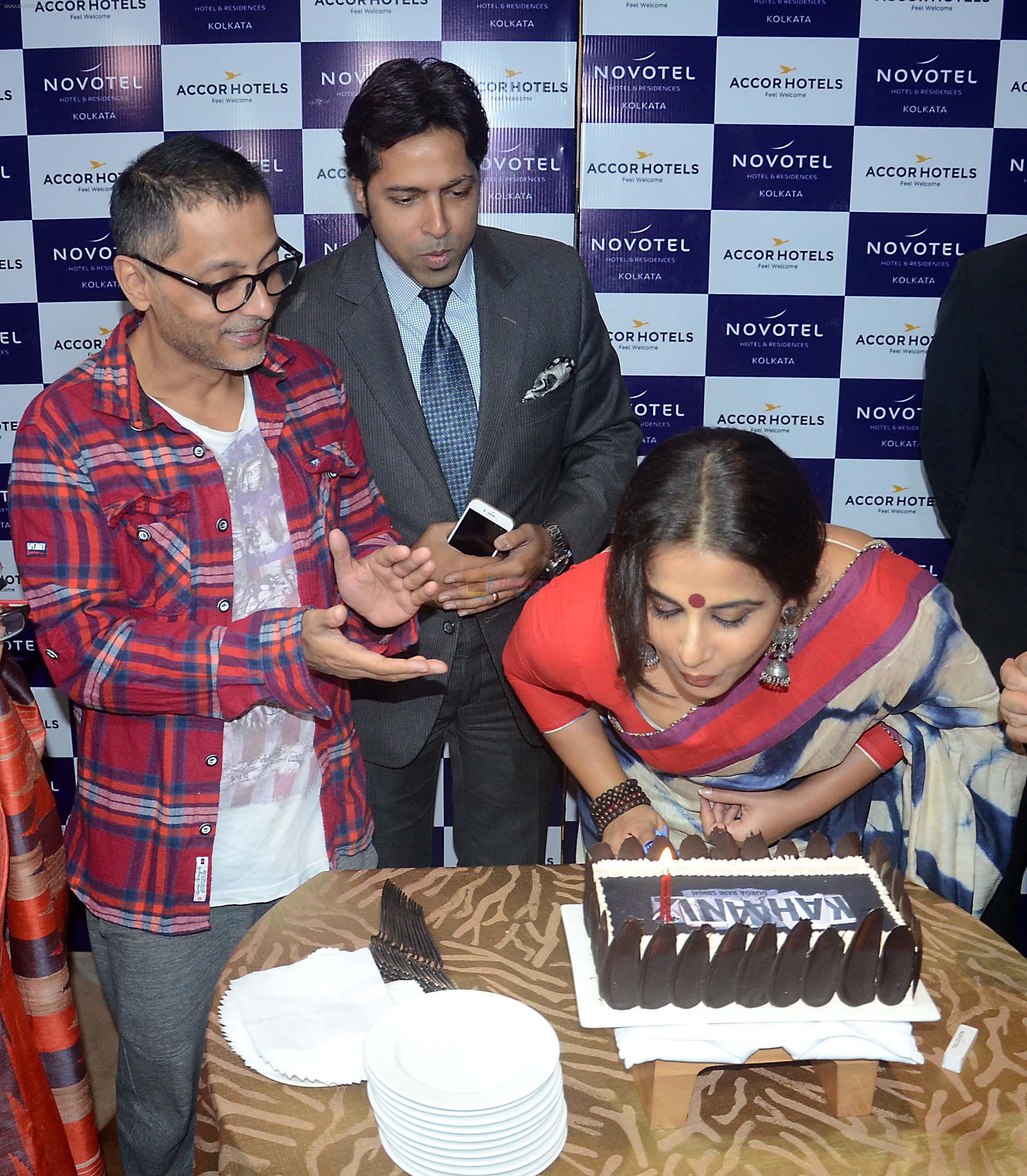 Vidya Balan, Sujoy Ghosh in Hyderabad for Kahaani 2 promotions on 23rd Nov 2016 / Vidya Balan ...